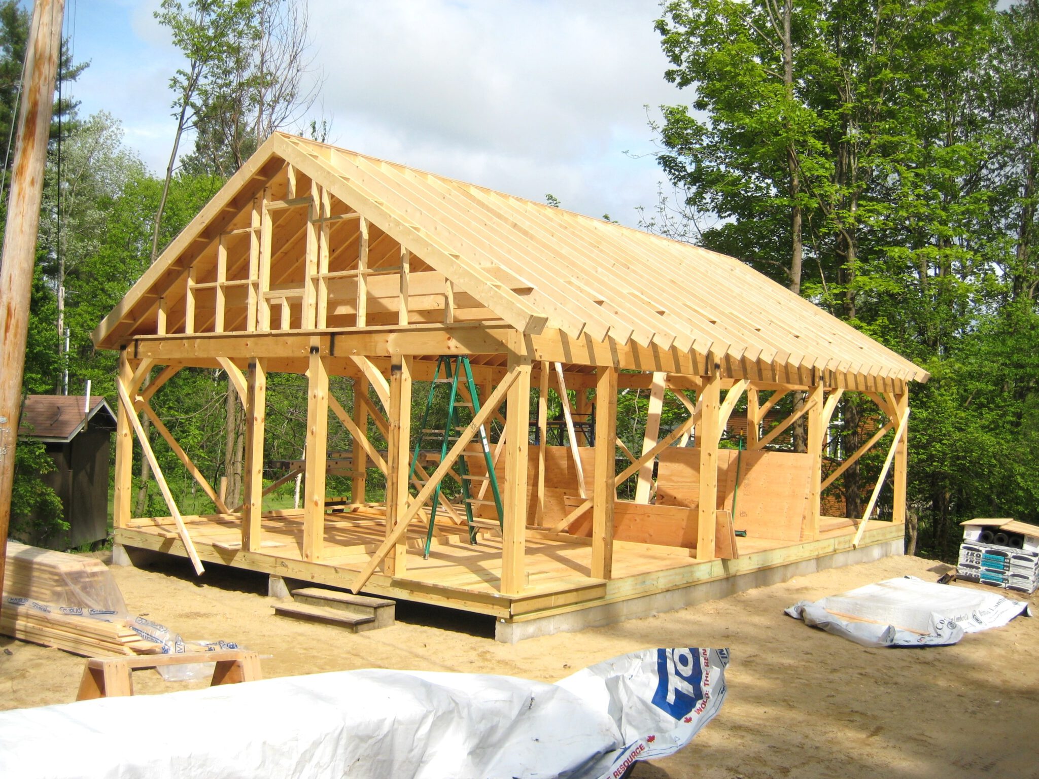 Timber Frame Only or Full Package? – Brooks Post & Beam