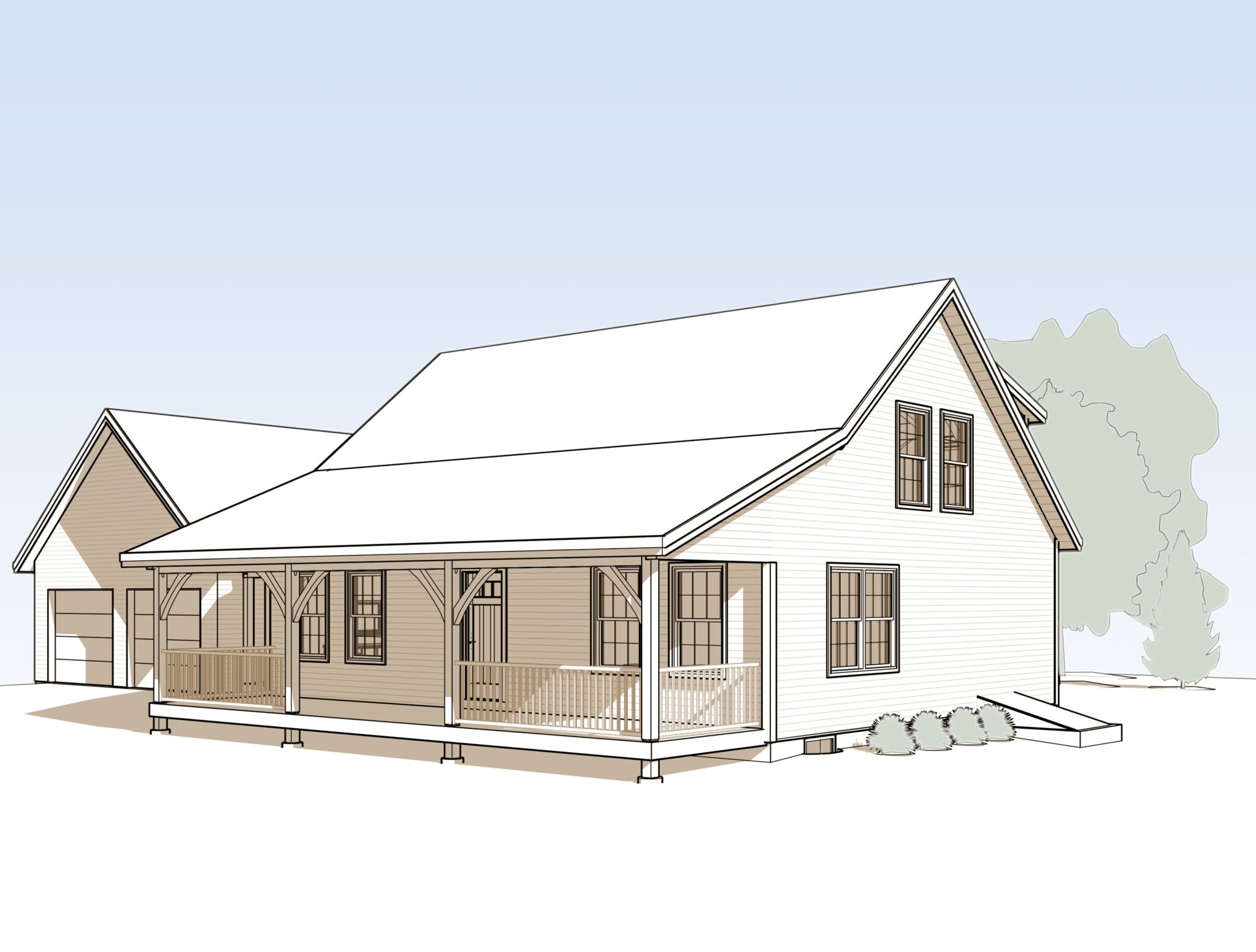 The Barnstead | Timber Frame Home Plan – Brooks Post & Beam