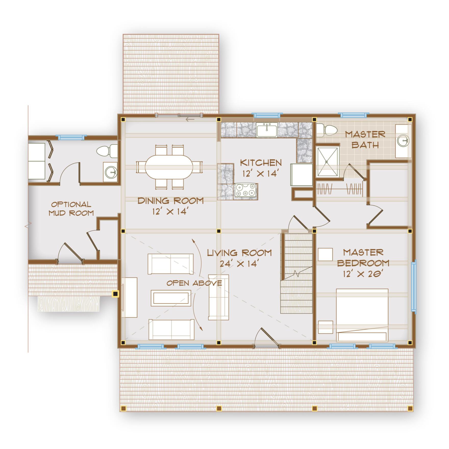 The Barnstead | Timber Frame Home Plan – Brooks Post & Beam