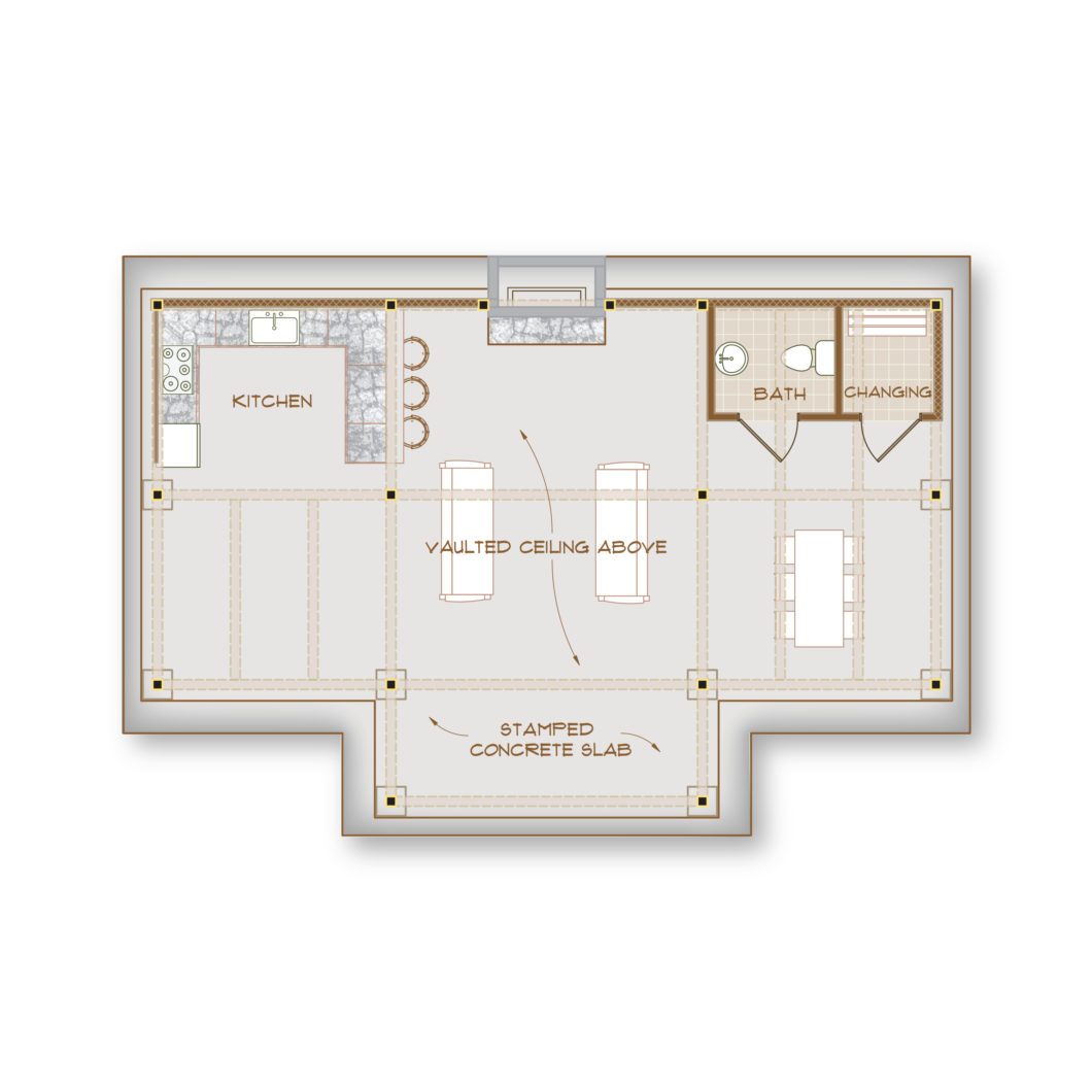 The Grand Poolhouse – Brooks Post & Beam