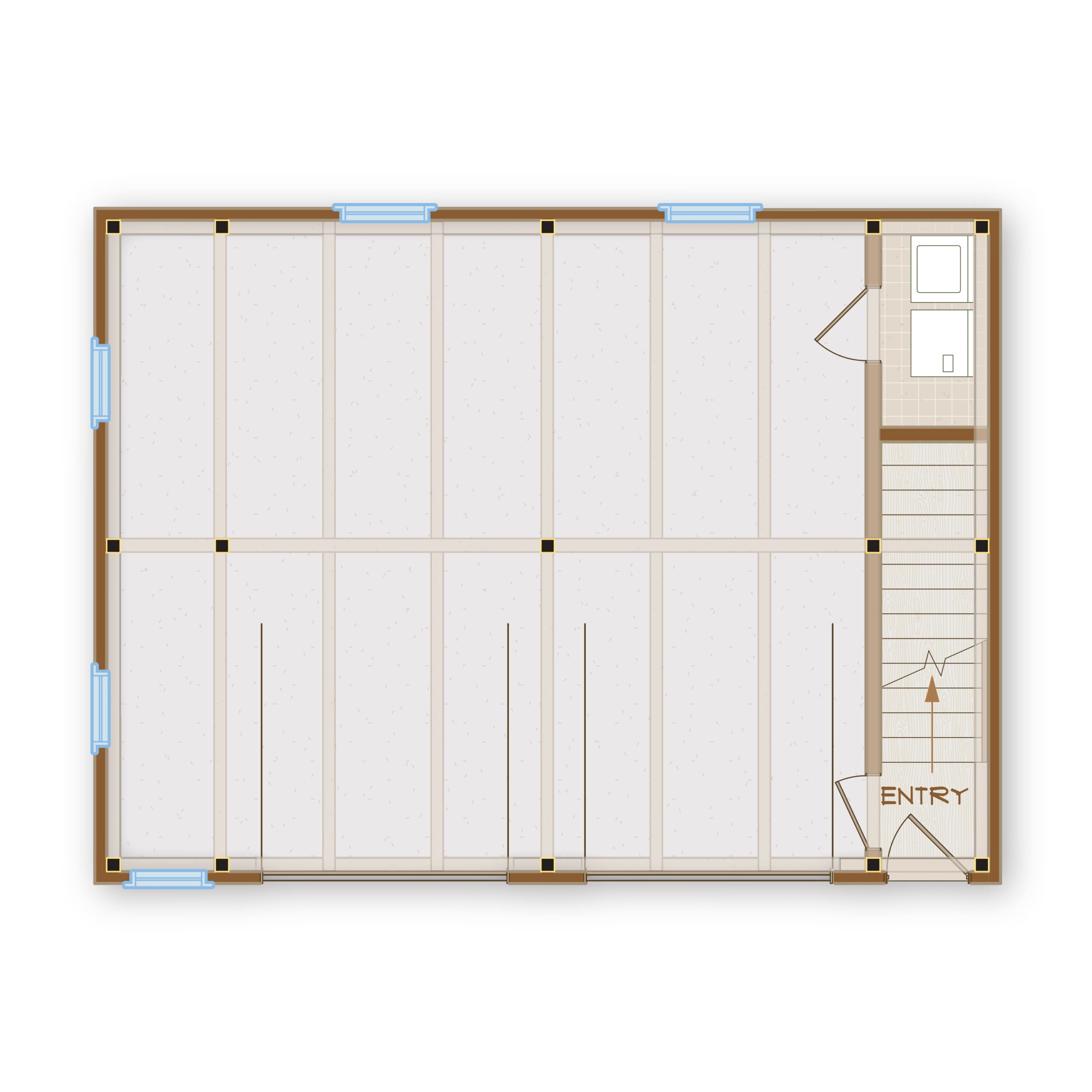 The Guesthouse | Timber Frame Home Plan – Brooks Post & Beam